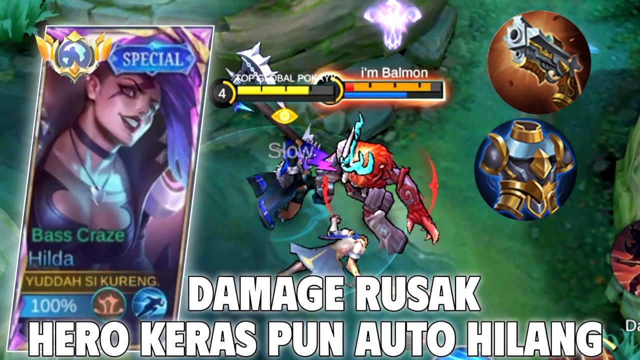 Build Hilda Penghancur Tank Keras - Top Global Hilda Gameplay - Mlbb ...