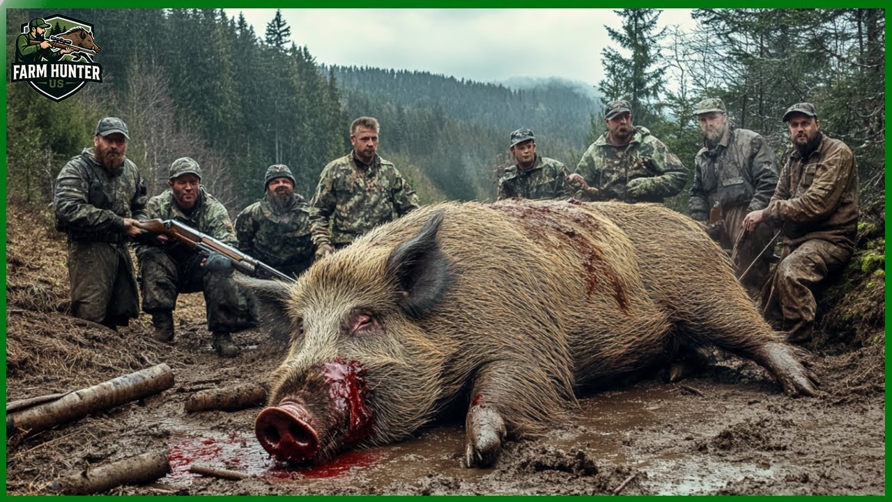 How Do Hunters and Farmers Hunt Wild Boars with Dogs and Rifles? | Wild ...