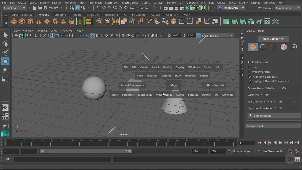 Using the Maya Hotbox - YouTube