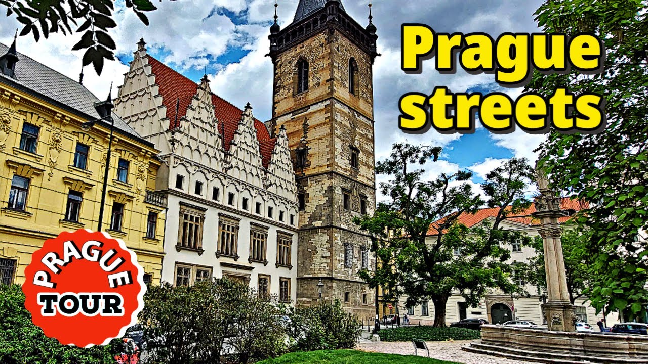 Novoměstská radnice. Walking tour of Prague, Czech Republic. - YouTube