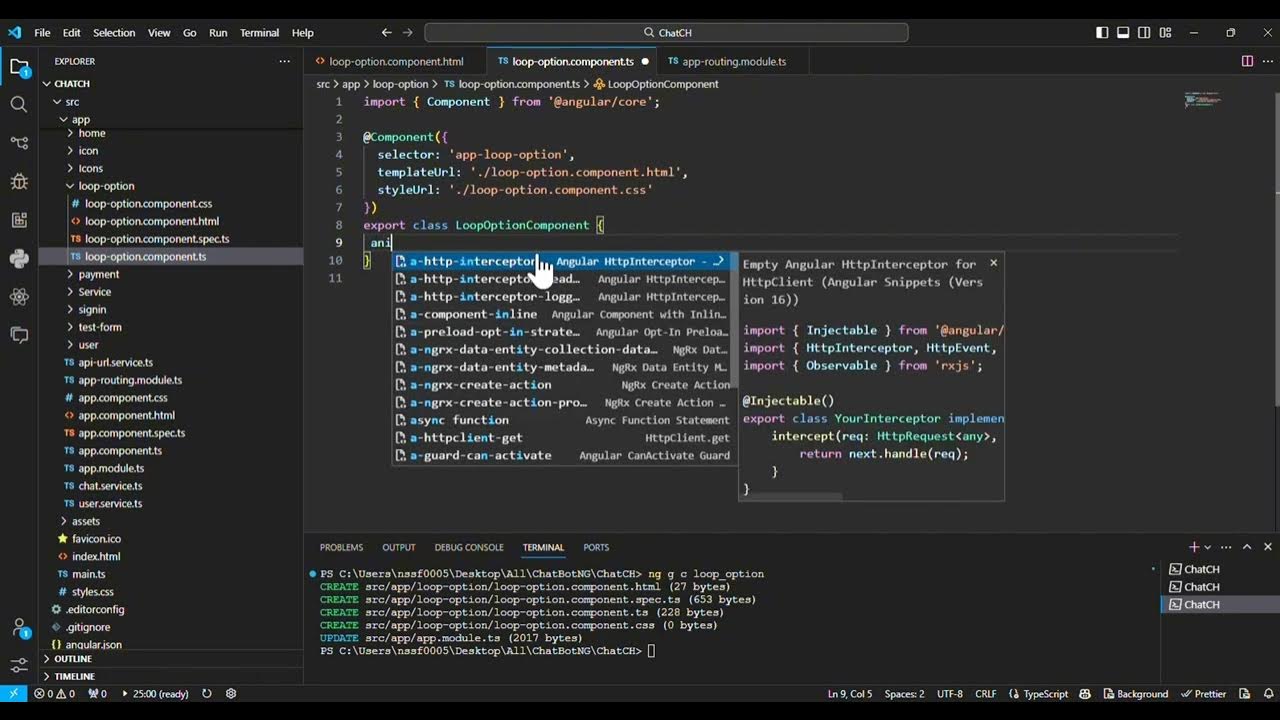 Loop Option Angular (html,css,material angular) [speak khmer] | Doc ...