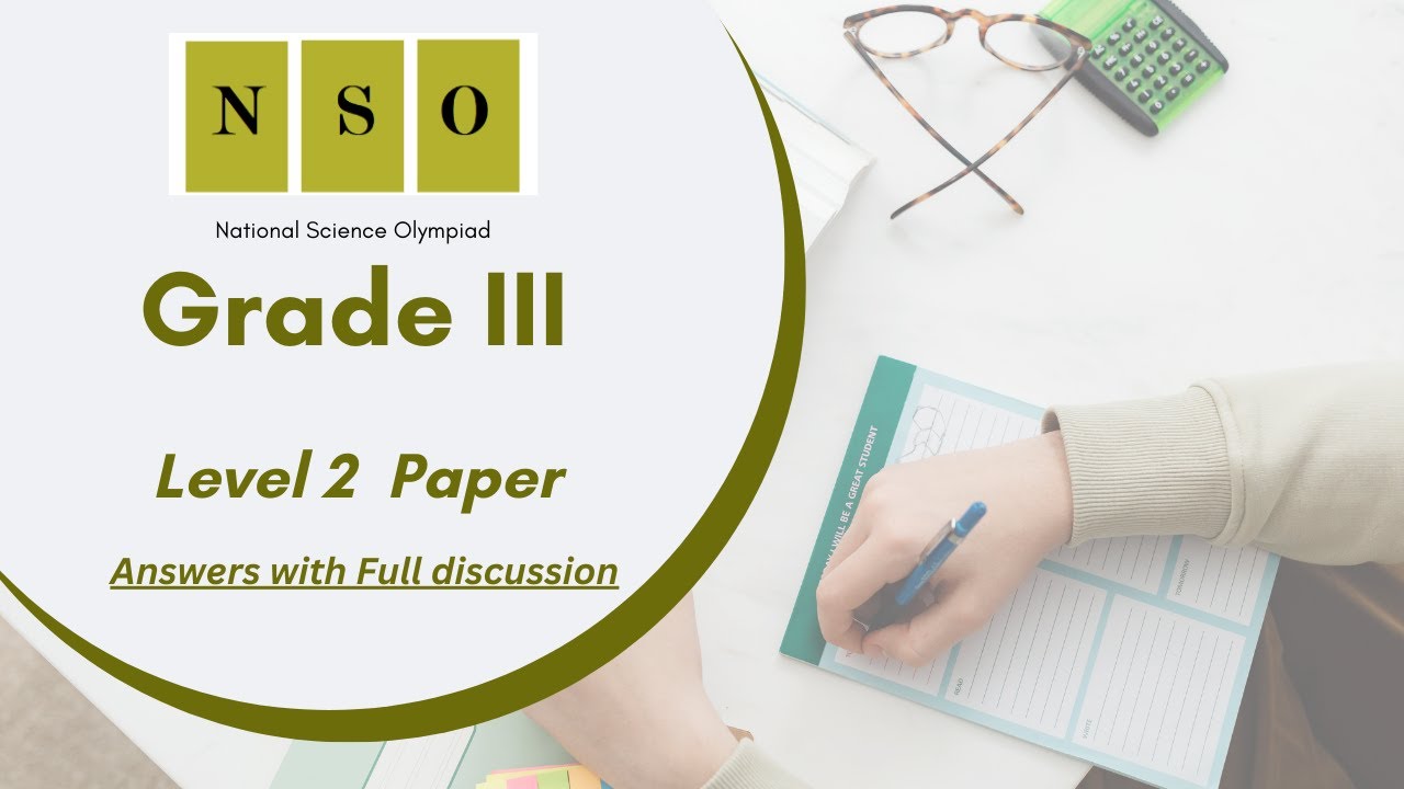 National Science Olympiad (NSO) Level 2- SOF previous year paper for ...