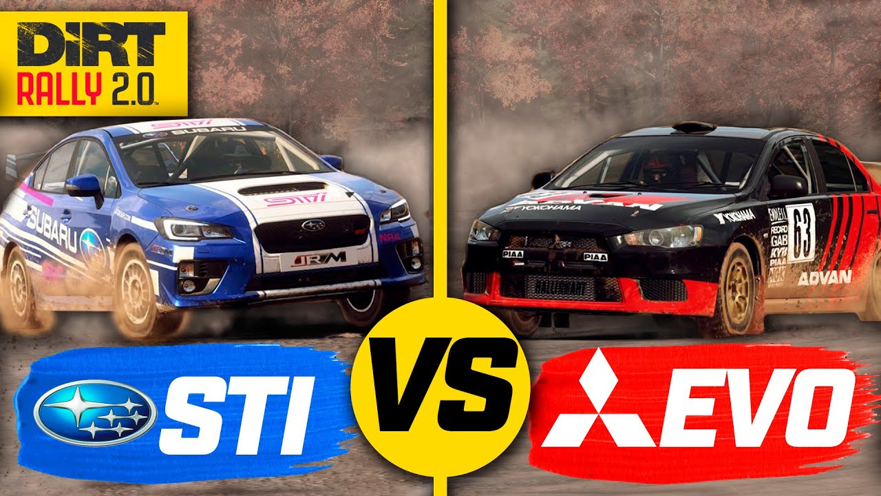 EVO vs SUBARU | el NR4 más rápido de DIRT Rally 2.0 - YouTube