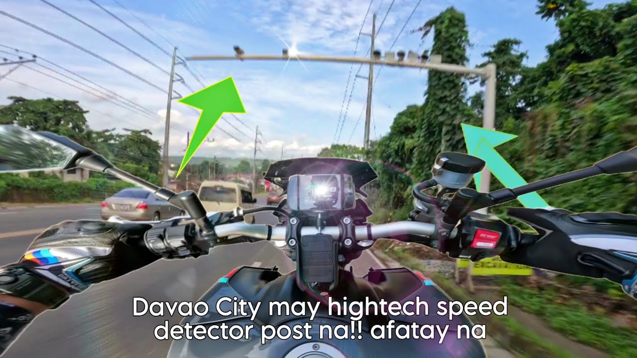 Davao City parang United States na! Newly installed speed detector post ...