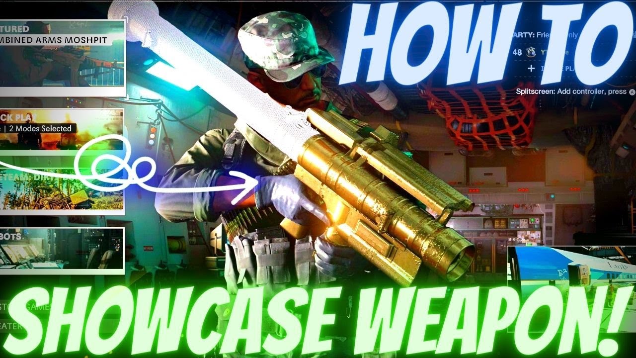 How To SHOWCASE WEAPON In Call Of Duty Cold War! - YouTube