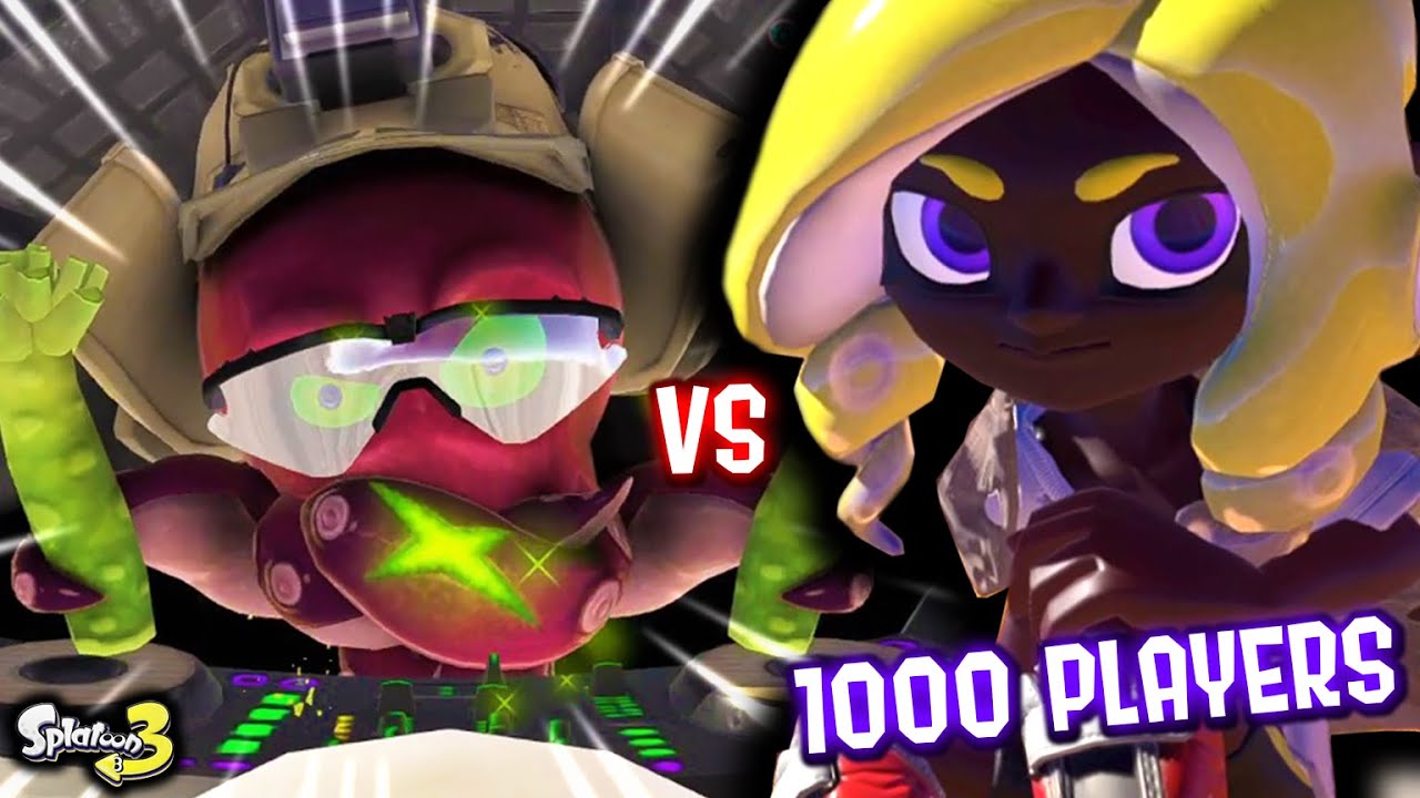 CAN 1000 PLAYERS BEAT SPLATOON 3's FIRST BOSS? - YouTube