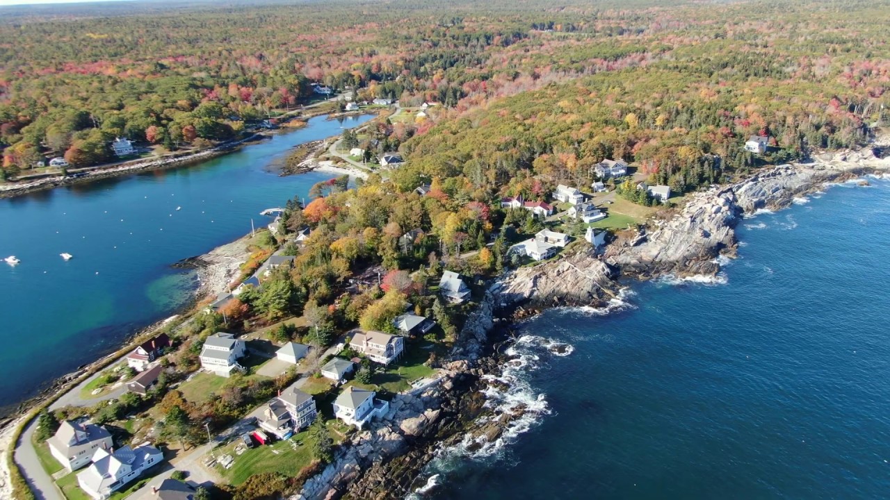Fall Foliage, Long Cove Point - YouTube