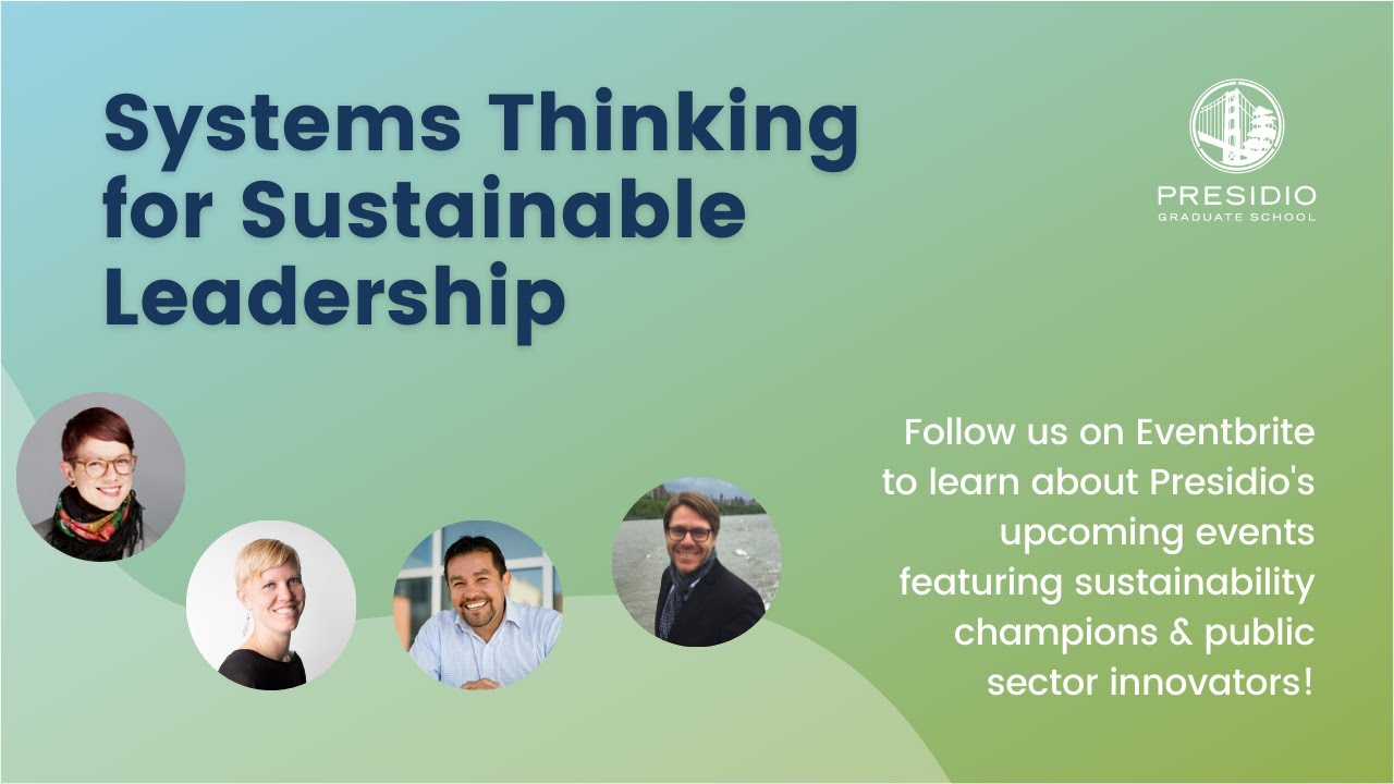 Systems Thinking for Sustainable Leadership - YouTube
