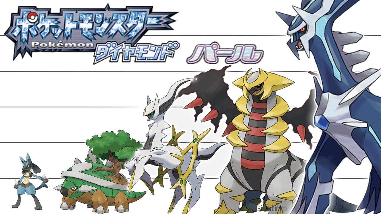 Pokemon Fourth Generation No. 387-493 | Height Comparison - YouTube