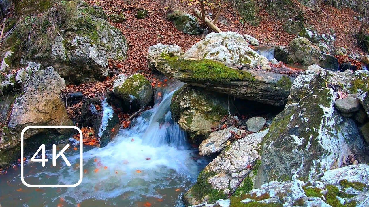 Gentle Mountain Stream | 2 Hours of Calming Nature Sounds for Sleep ...
