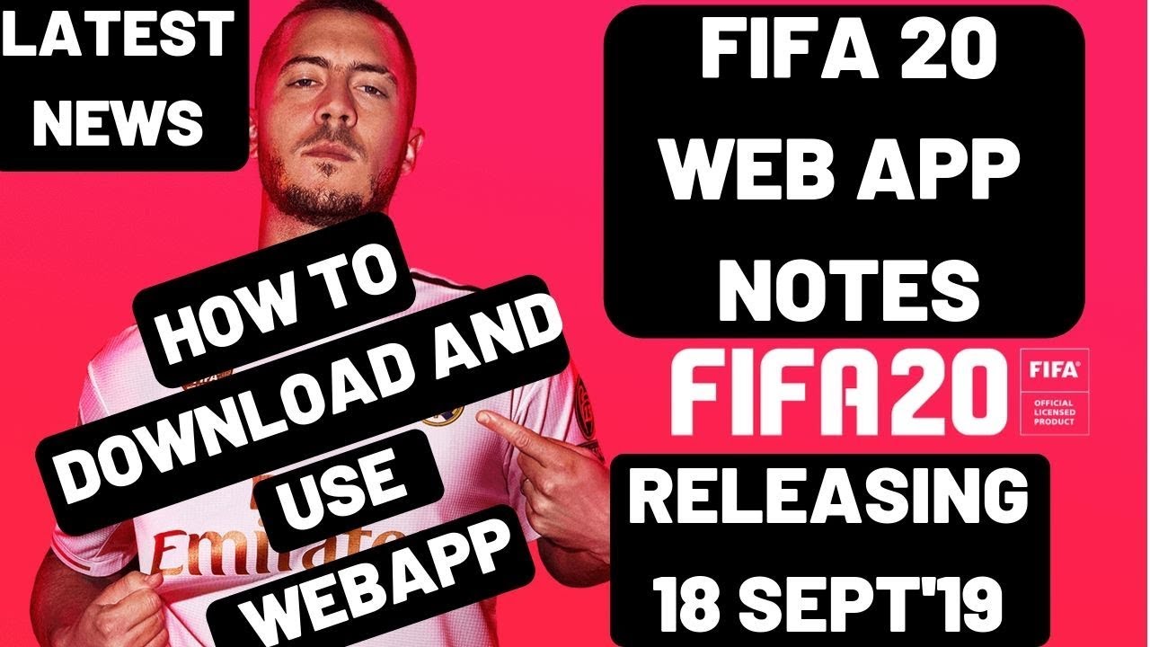 FIFA 20 WEB APP Notes! How To Download And Use| Web App Trading In FIFA ...