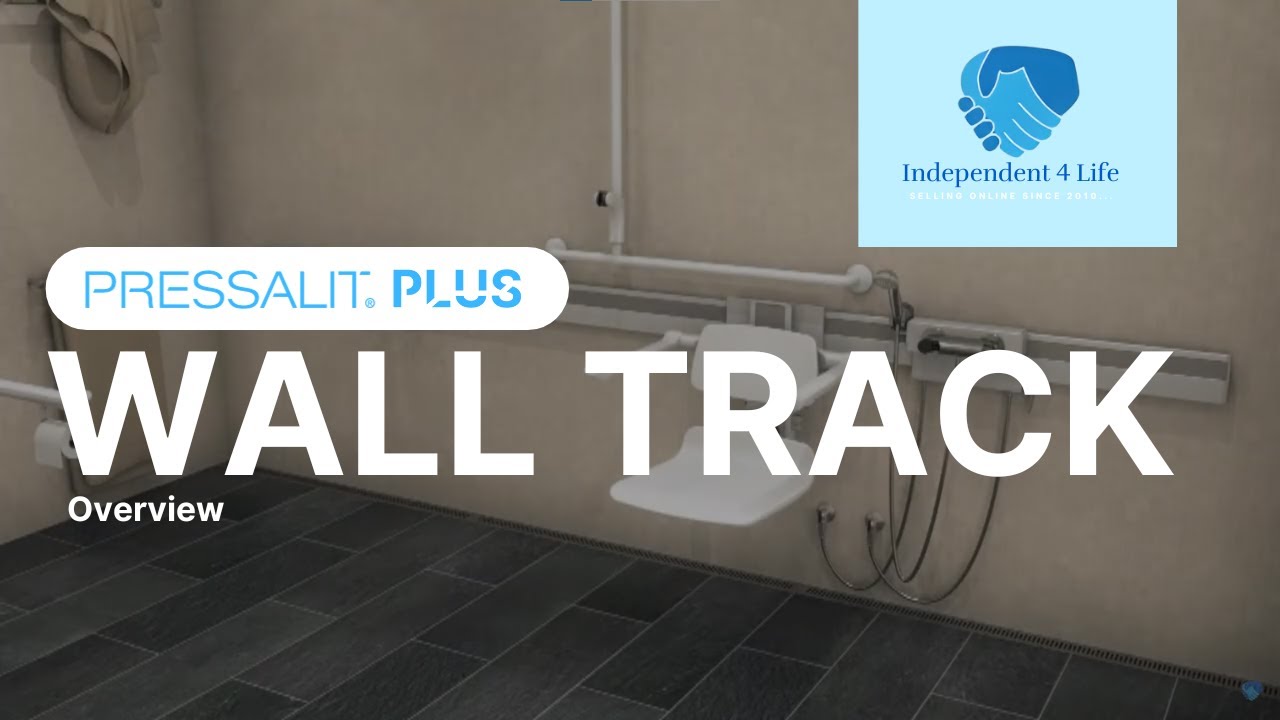 Pressalit PLUS Wall Track Overview - YouTube