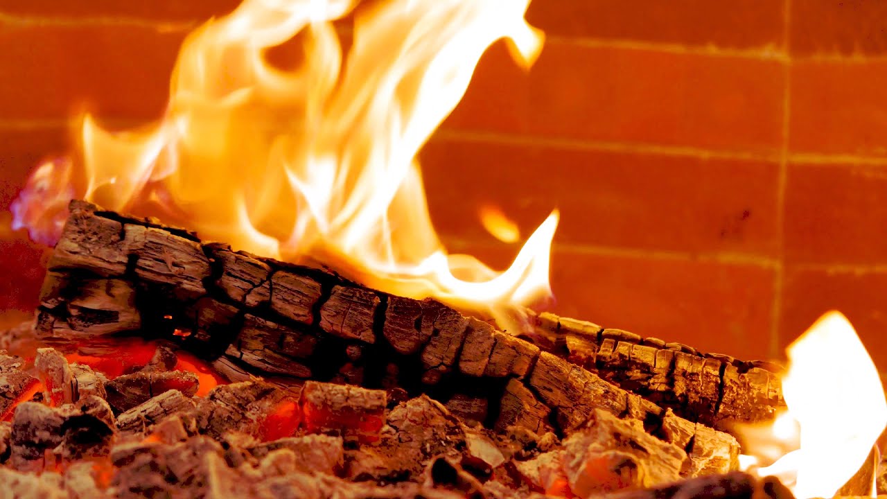 🔥 Relaxing Fireplace 4K (LIVE 24/7). Soothing Fire Sounds for Holiday ...
