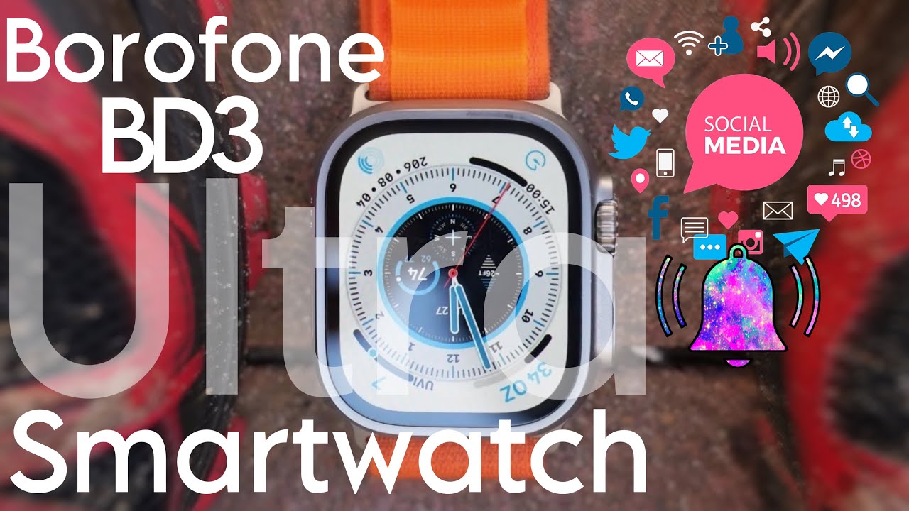 Borofone smartwatch ultra review & unboxing | cheapest smartwatch ultra ...