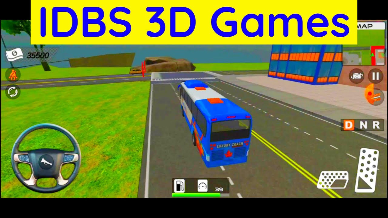 IDBS 3D Games| 3D Game| IDBS| City Coach Bus Simulator 1| games - YouTube