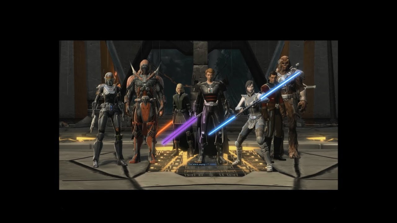 SWTOR - Sith Inquisitor - Darth Nox faces Revan - YouTube