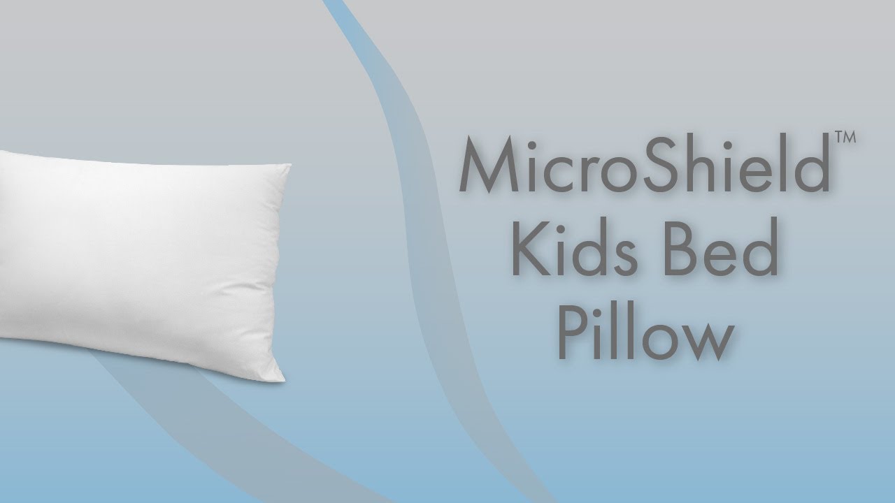 MicroShield™ Kids Bed Pillow - YouTube