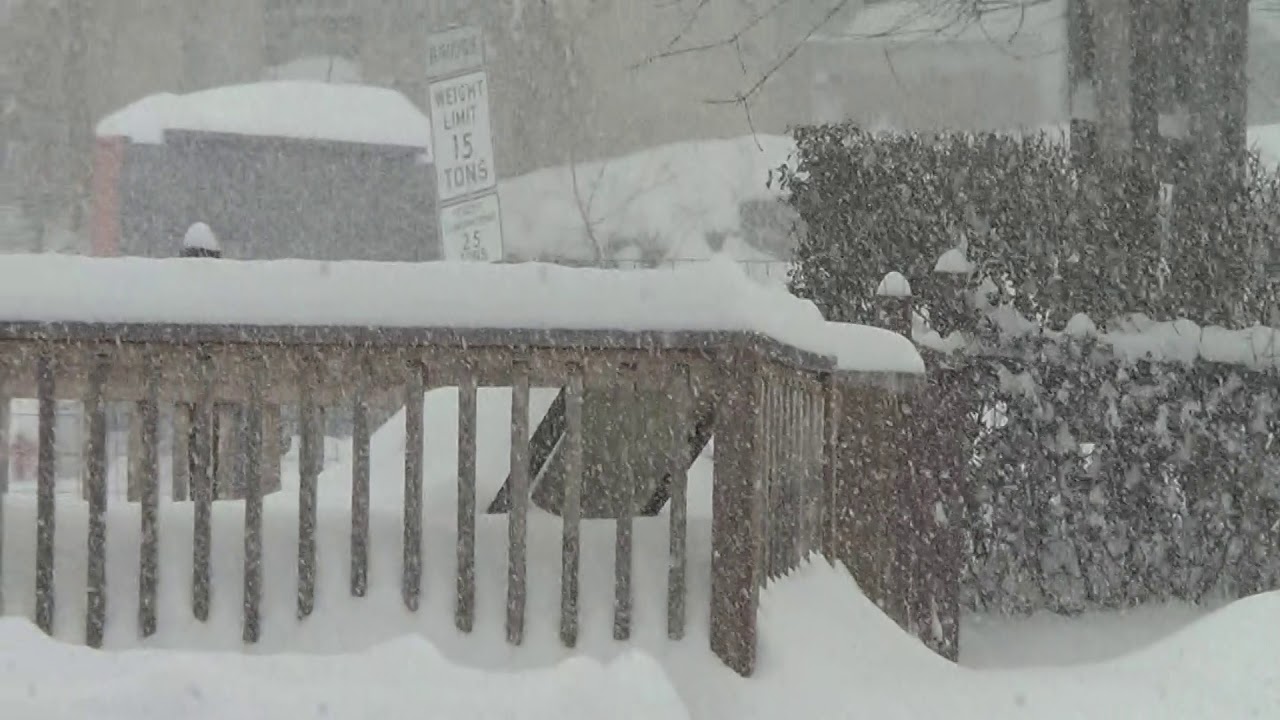 Scranton PA Snow Day March 2017 In My Backyard - YouTube