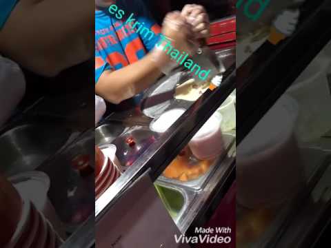Es krim Thailand, kuliner di pasar lama Tangerang🍦💃