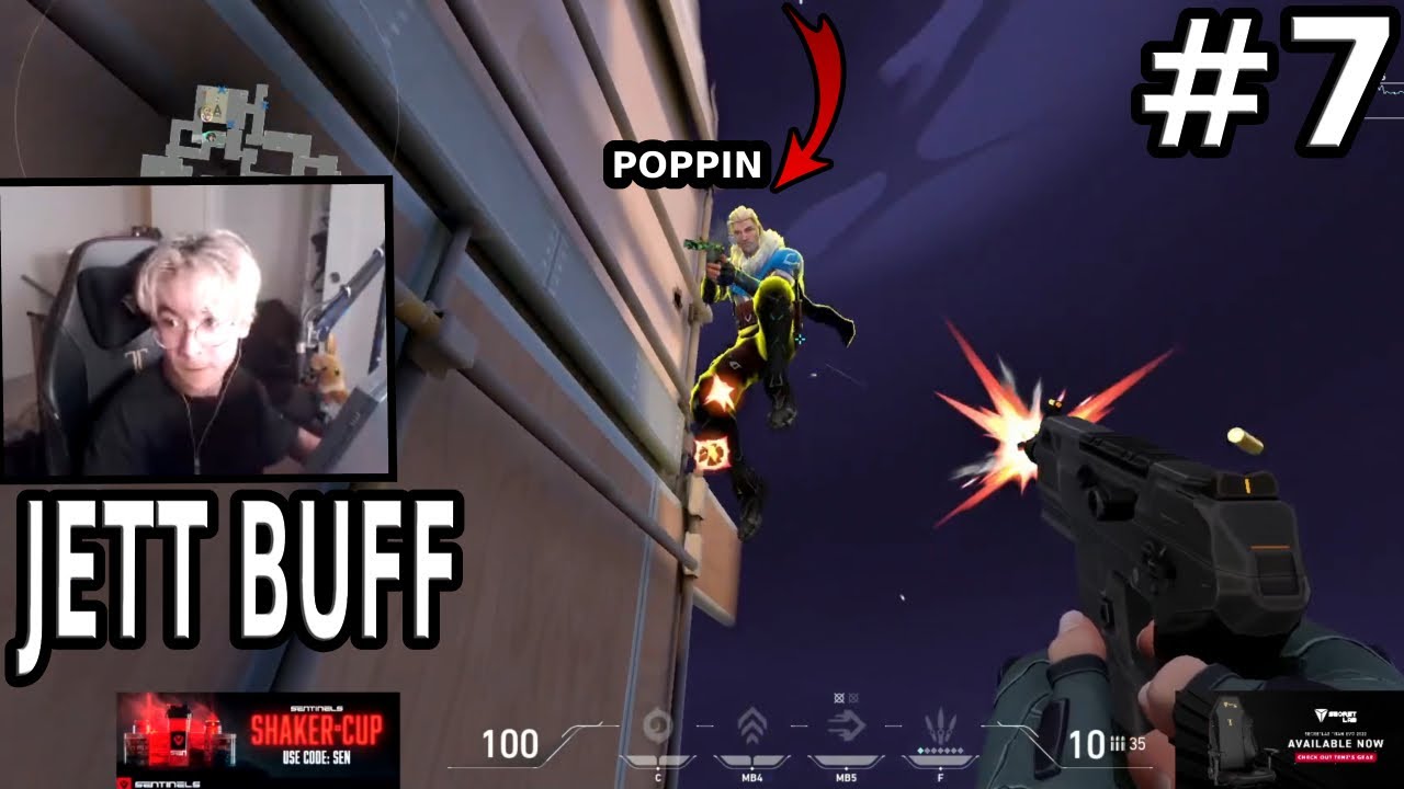 TenZ Show Jett Buff 25KLL In Ranked With Map ASCENT - VALORANT MOMENTS ...