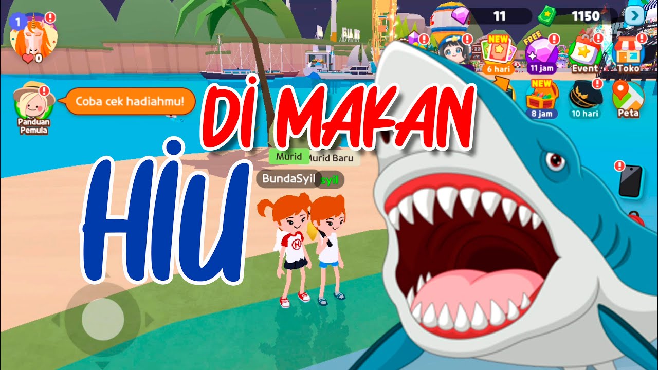 Play Together - Dimakan Ikan Hiu l Mancing dimakan Ikan HIU # ...