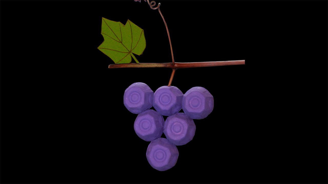 Tuto bricolage de raisins en 3D - YouTube
