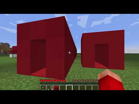 Demonstration of non-euclidean minecraft with Immersive portals mod and ...
