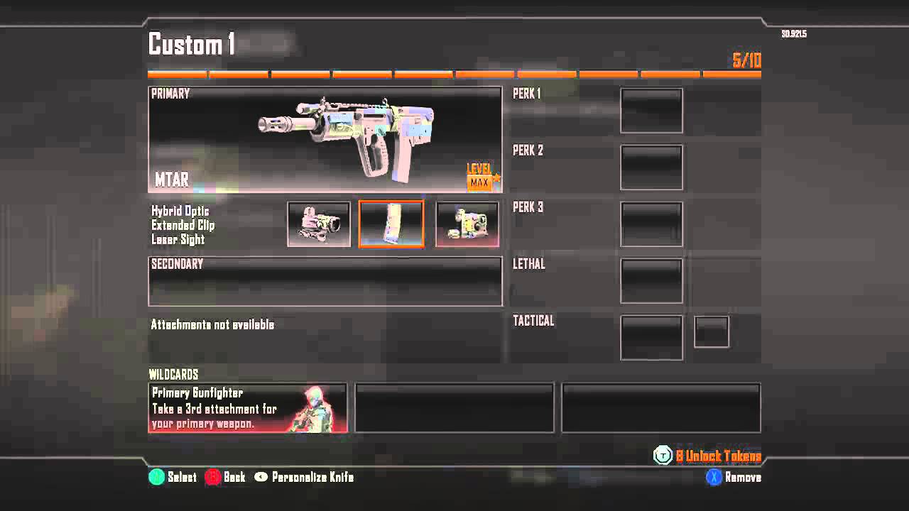 Black Ops 2 MTAR Objective Class Setup - YouTube