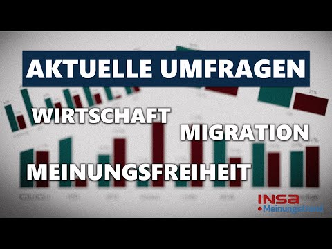 Aktuelle INSA-Umfragen: Sorgen um Migration, wirtschaftliche Entwicklung und Meinungsfreiheit