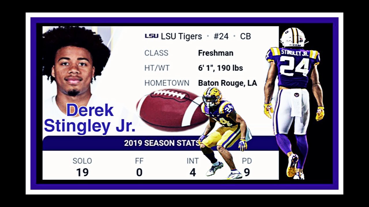 LSU CB Derek Stingley Jr. 2019 Midseason Highlights - YouTube