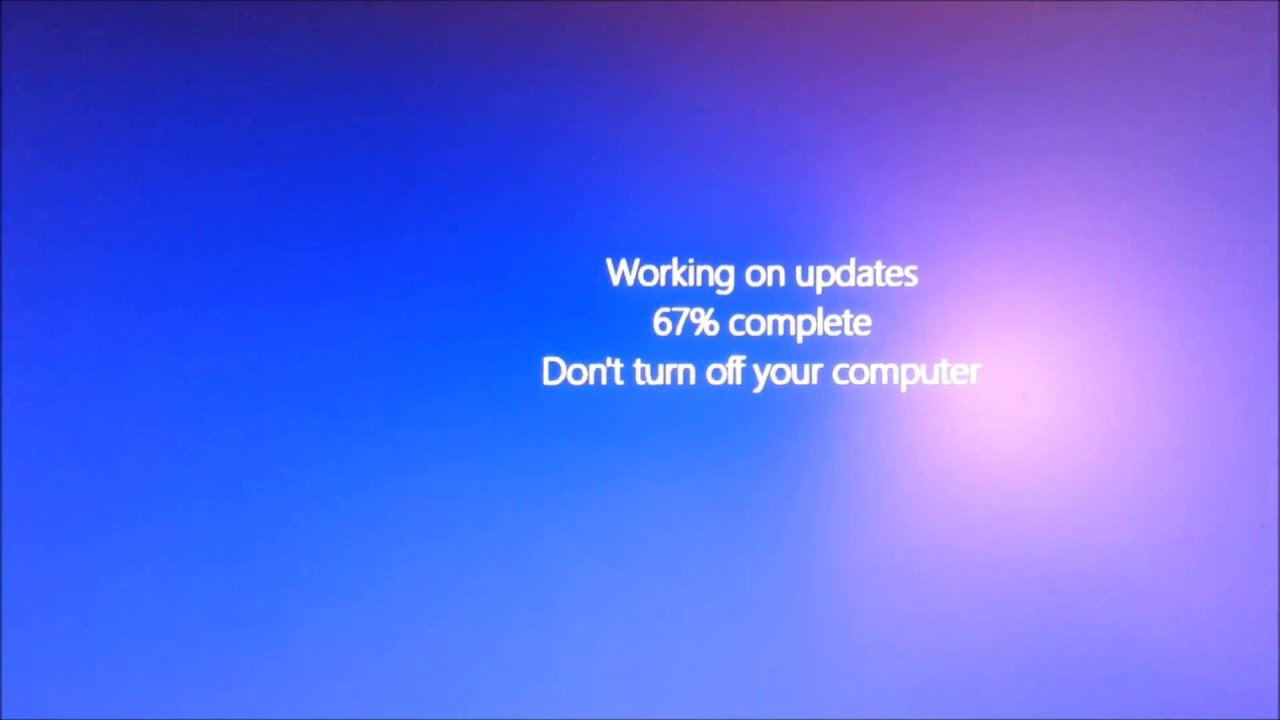 Stupid Windows Update stealing Precious Time - YouTube