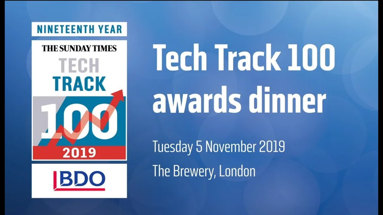 The 2019 Tech Track 100 awards dinner - YouTube