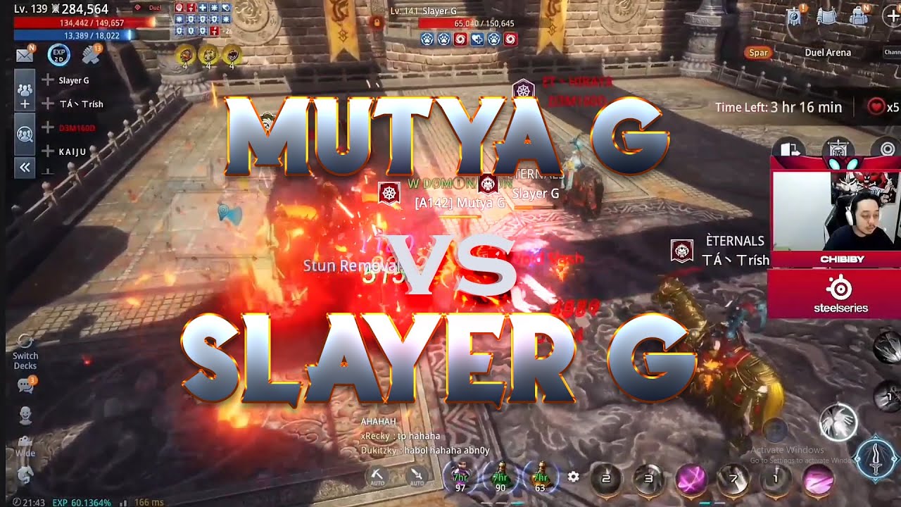Slayer G VS Mutya G | Duel Arena | PHA KUYA | Mir4 | - YouTube
