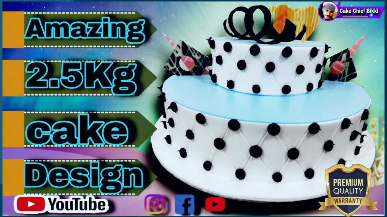 2.5kg CAKE Design Ideas to Impress Your Friends! - YouTube