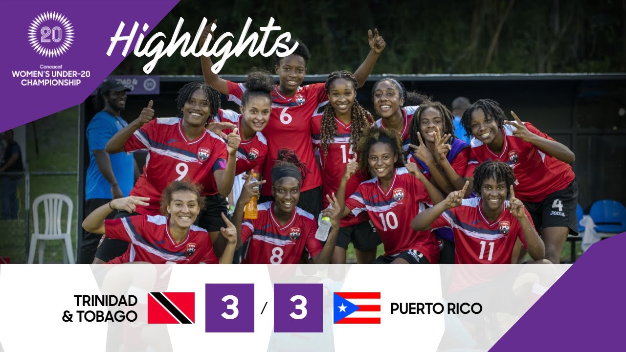 Concacaf Womens Under-20 Championship 2020 R16: Trinidad and Tobago vs Puerto Rico | Highlights ...
