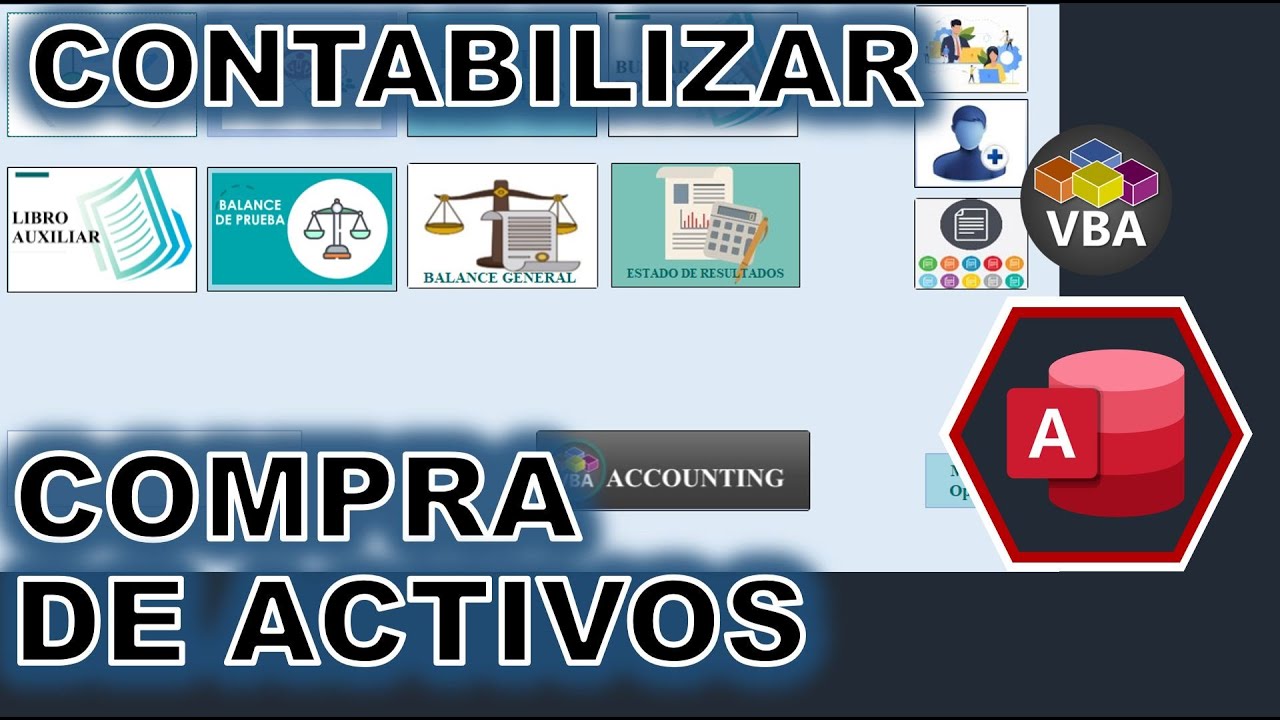 Contabilizar Compra de Activos VBA ACCOUNTING @JANSCONSULTING - YouTube