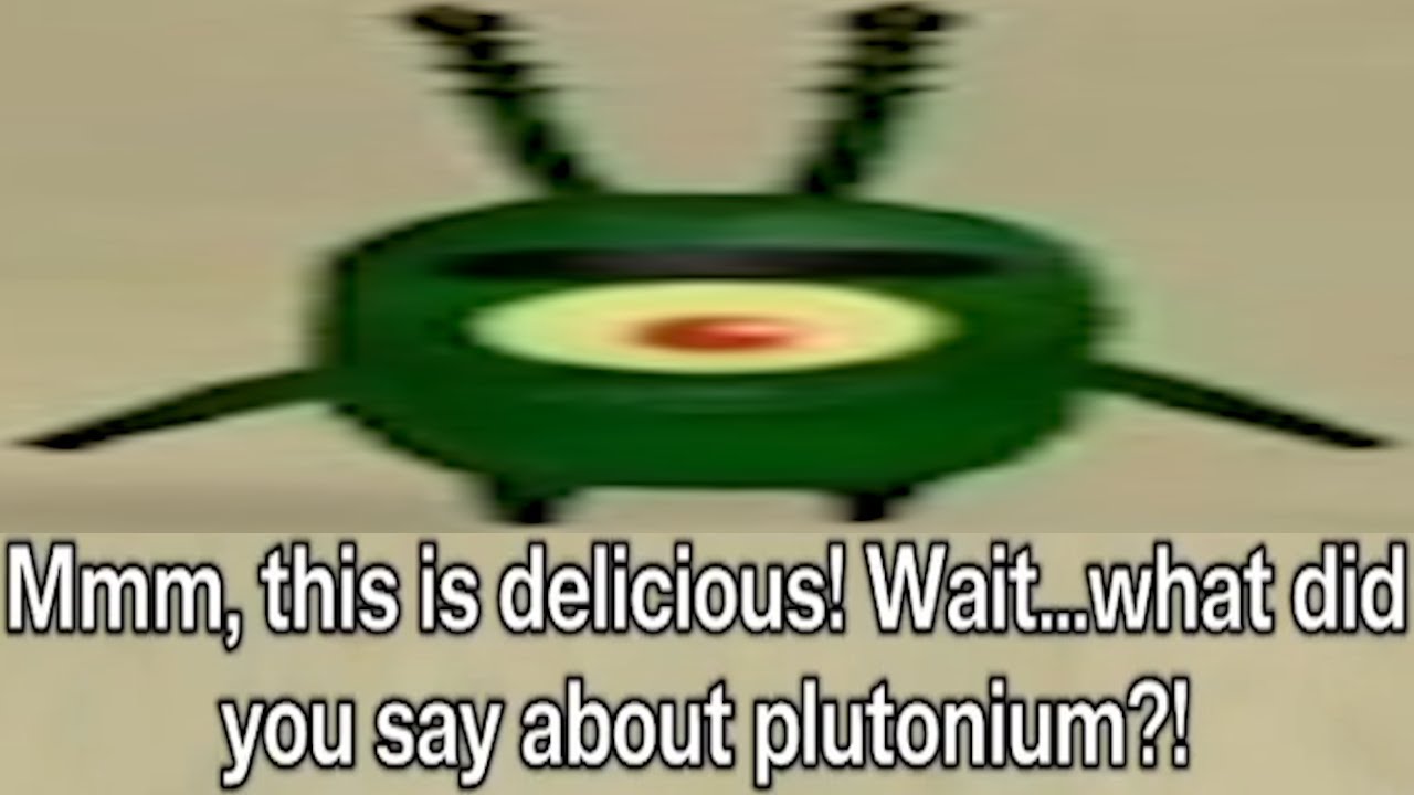 Sandy gave Plankton a plutonium bar (AI Sponge Rehydrated Clip) - YouTube
