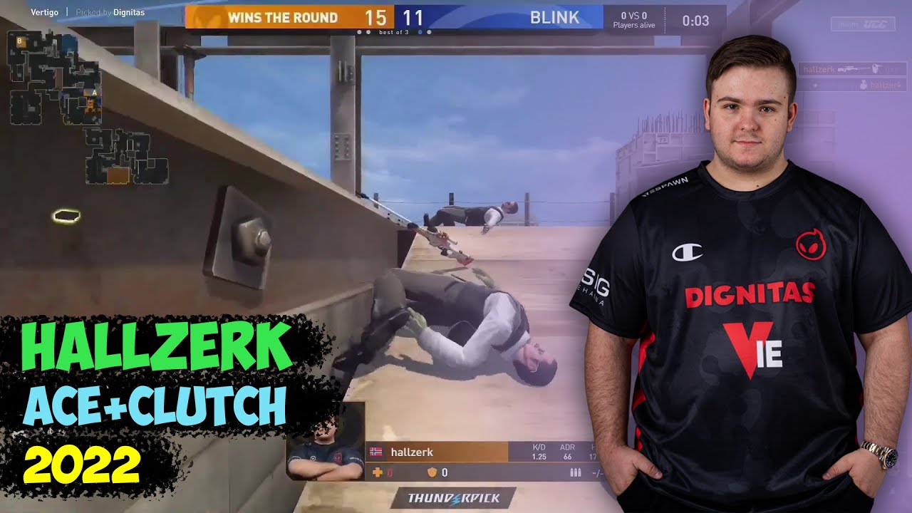 hallzerk csgo highlights | hallzerk clutch 1v3 | hallzerk vertigo | hallzerk ace awp - YouTube