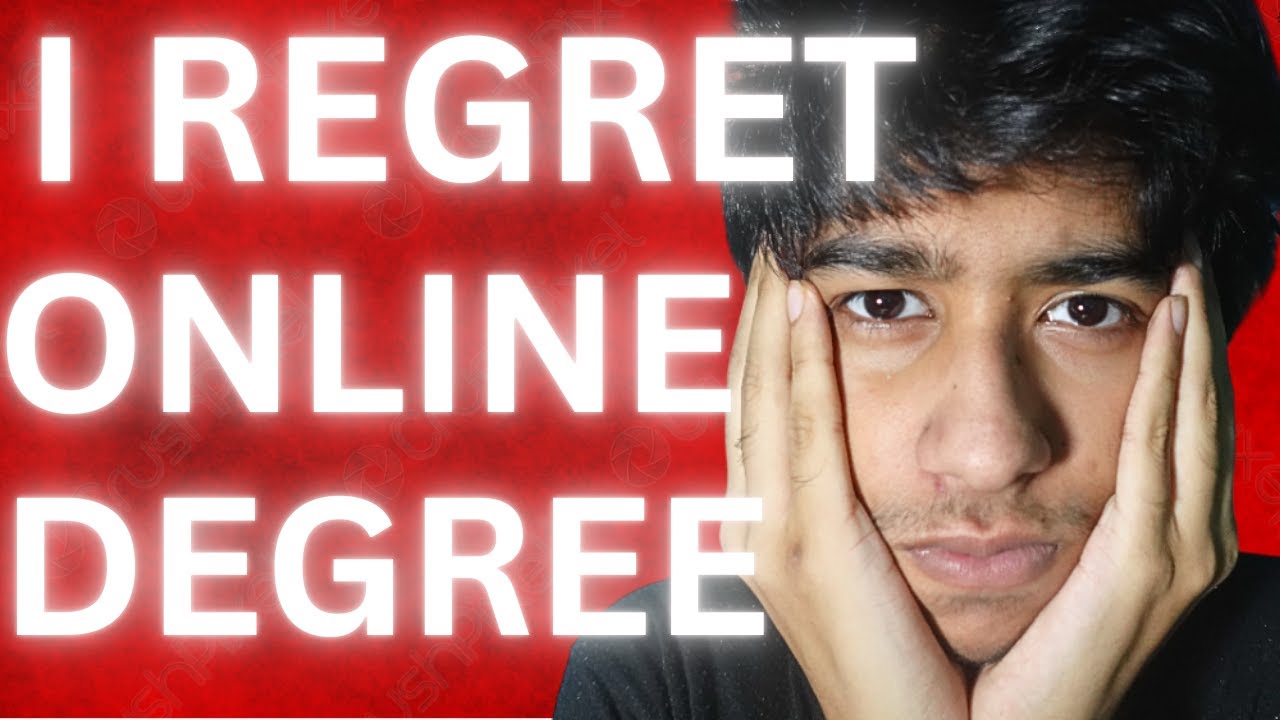 Why I Regret Joining an Online Degree - YouTube