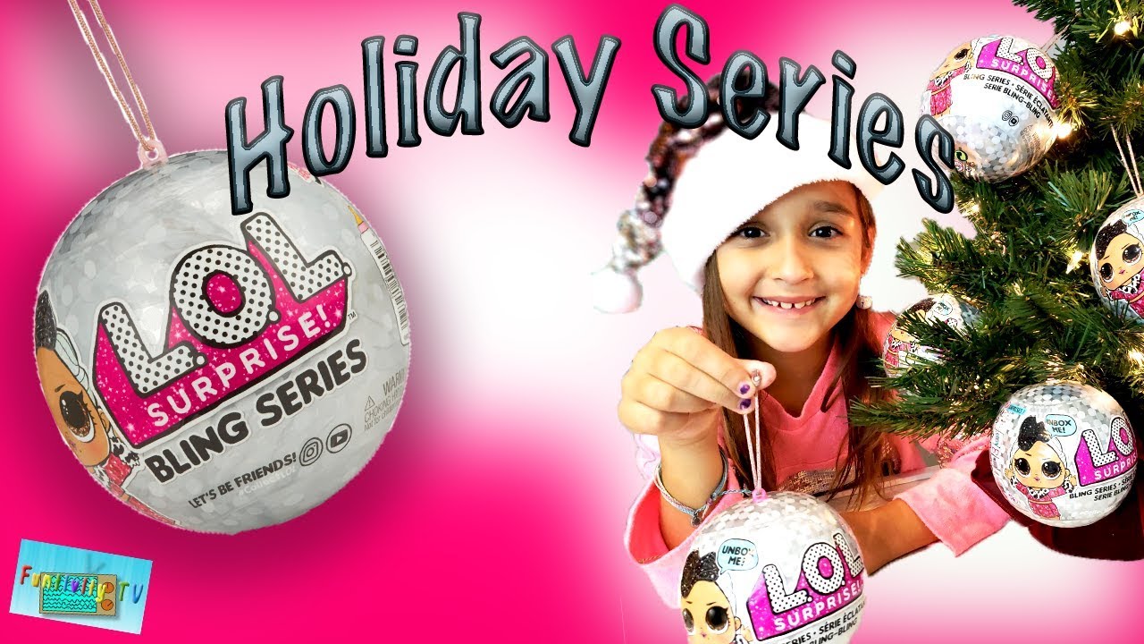 LOL Surprise Holiday BLING Unboxing - YouTube