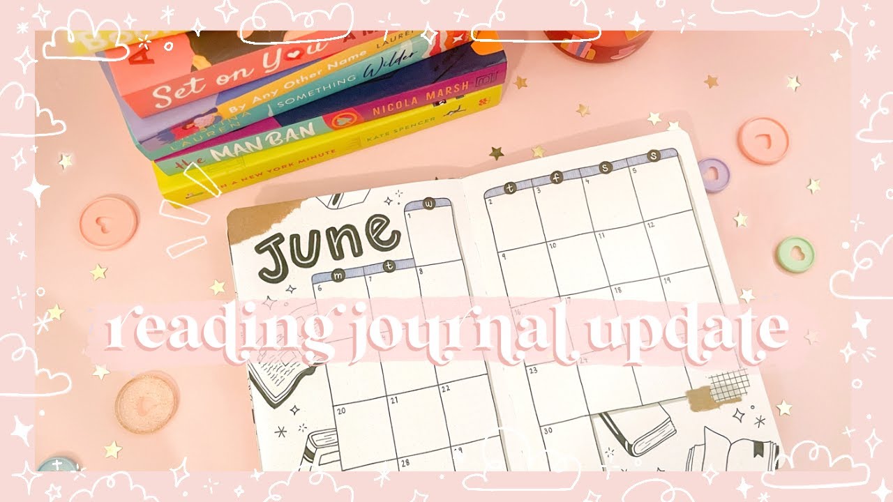 reading journal update: april, may and june setups! - YouTube