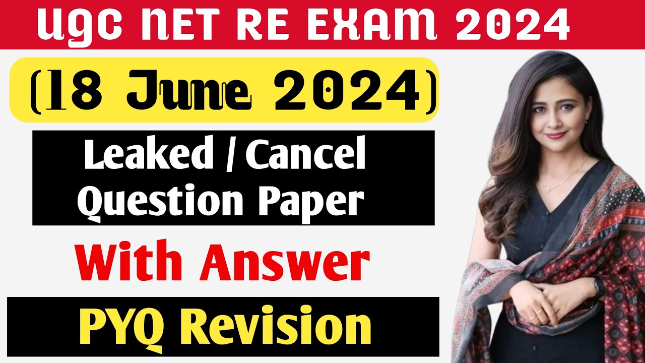 UGC NET 2024 : Question Paper 1 । UGC NET Previous Year Question Paper / PYQ | UGC NET Re Exam ...
