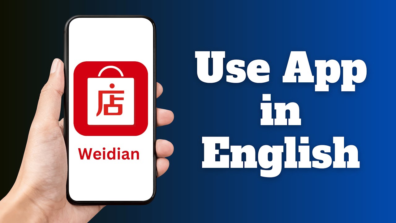 How to Use Weidian in English - YouTube