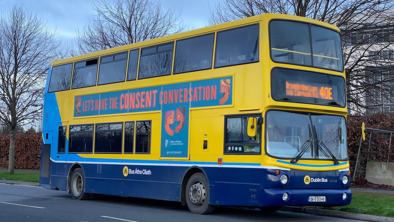 *Back in Service* Ride on Dublin Bus AX548 on route 40E (Hollywoodwrath ...