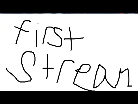 MY FIRST STREAM - YouTube