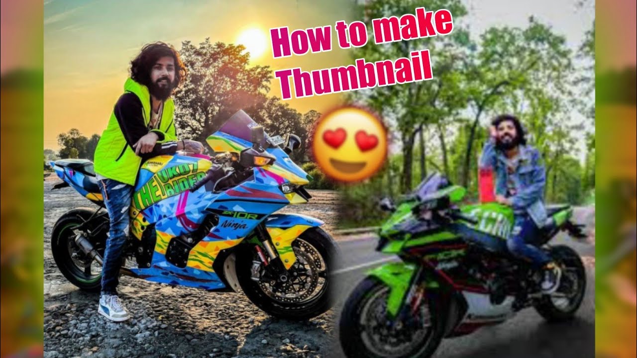How to Make Thumbnail Like The UK07 Rider - YouTube