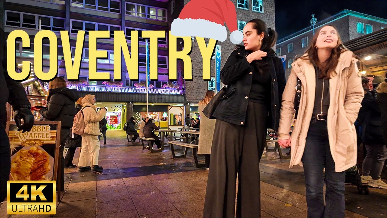 Coventry - City Tour 2024| Walking The Streets of Coventry | Central ...