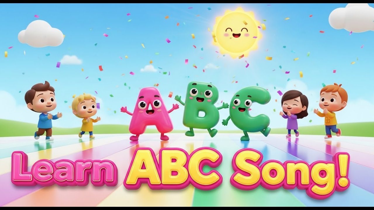 ABC Song for Kids | Learn Alphabet A to Z with Fun Music & Cute ...