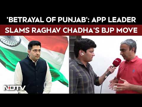 Raghav Chadha News | 'Operation Lotus': APP Leader Slams Raghav Chadha's BJP Move