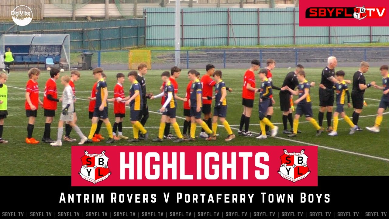 Antrim Rovers v Portaferry Town - Under 14 Fourth Divisional Cup Final ...